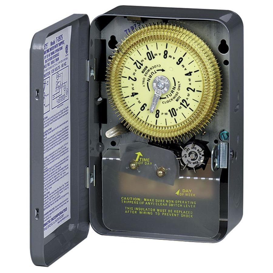 Intermatic T1900 Series 20-Amp Mechanical Residential Lighting Timer at ...