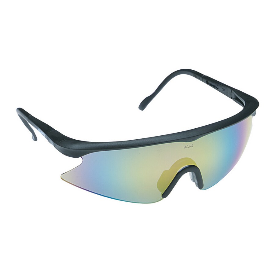 3M Black Frame with Mirror Lens Plastic Safety Glasses at Lowes.com