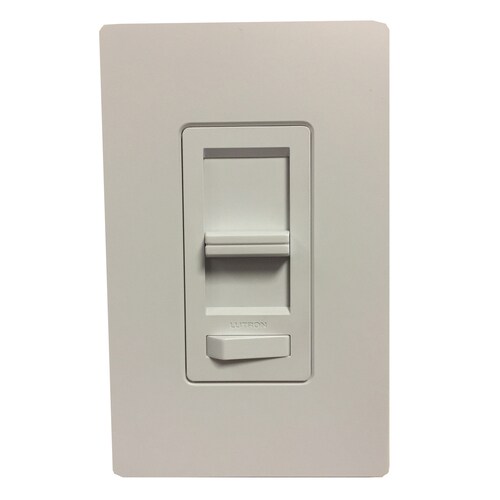 Lutron Lumea Single-Pole/3-Way Ivory LED Slide Light Dimmer in the ...