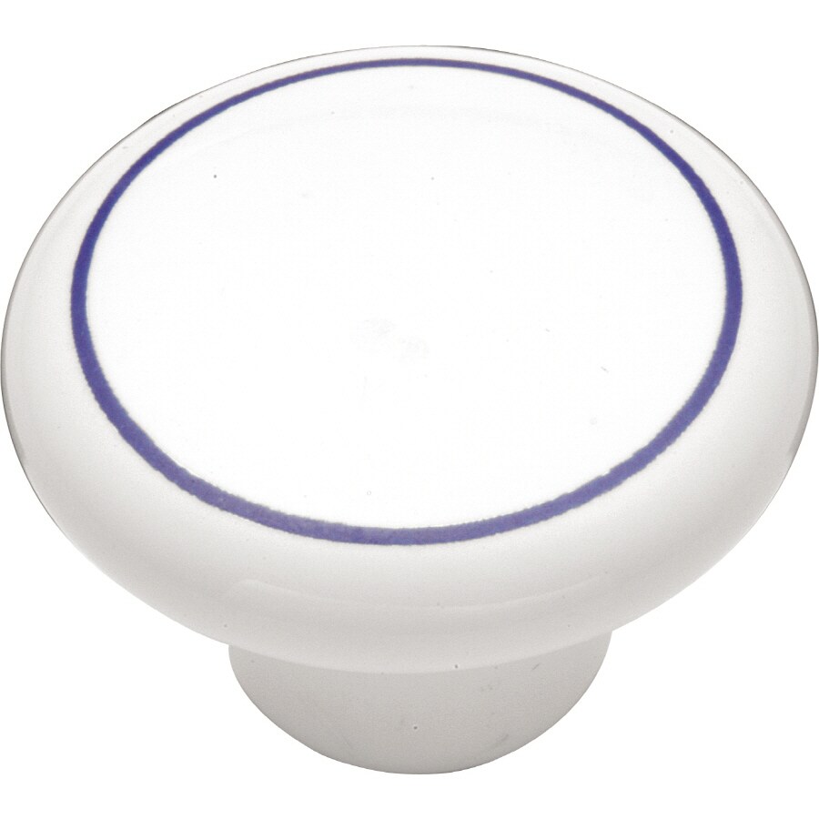 Belwith/Hickory Hardware 1-1/2" English Cozy Blue Circle Knob (Country ...