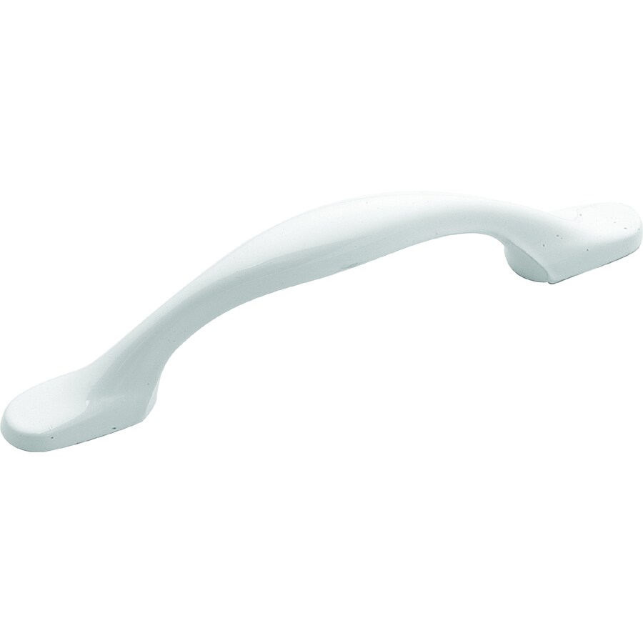 Belwith/Hickory Hardware 3" C/C Frosted Deco White Pull (Transitional ...