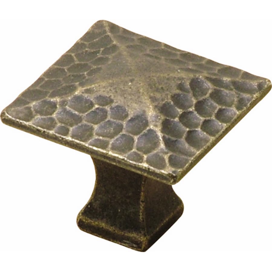 Hickory Hardware Craftsman Windover Antique Square Cabinet Knob at Lowes.com