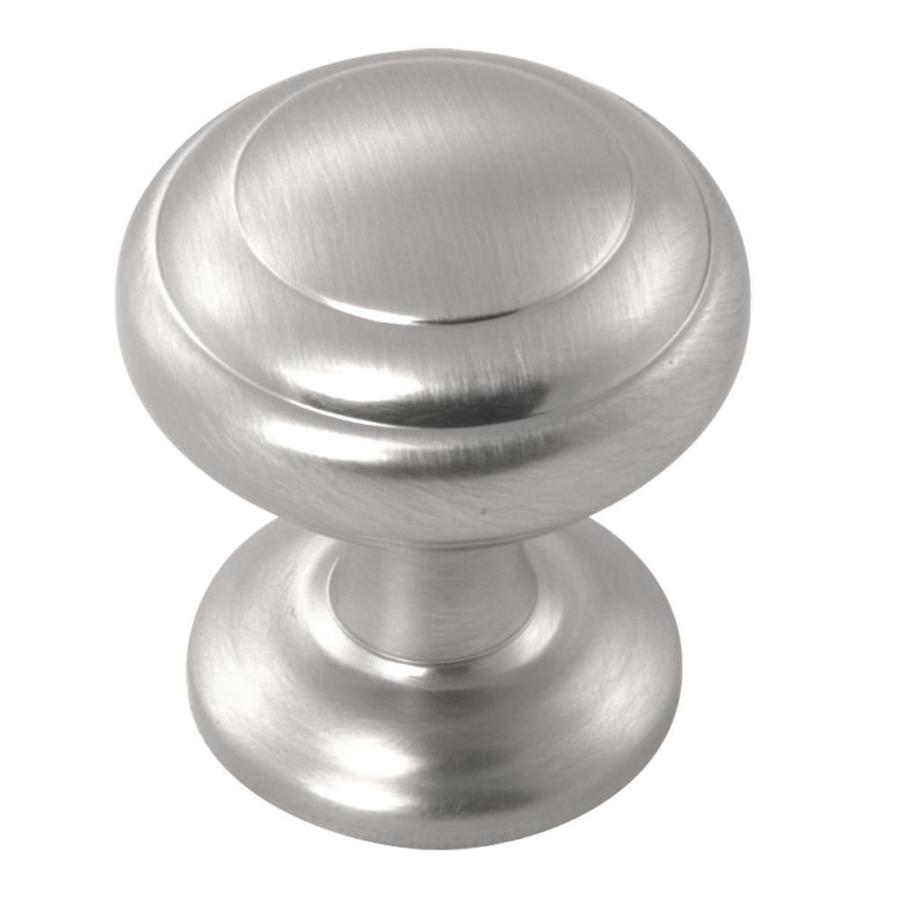 Hickory Hardware Zephyr Stainless Steel Round Cabinet Knob at Lowes.com