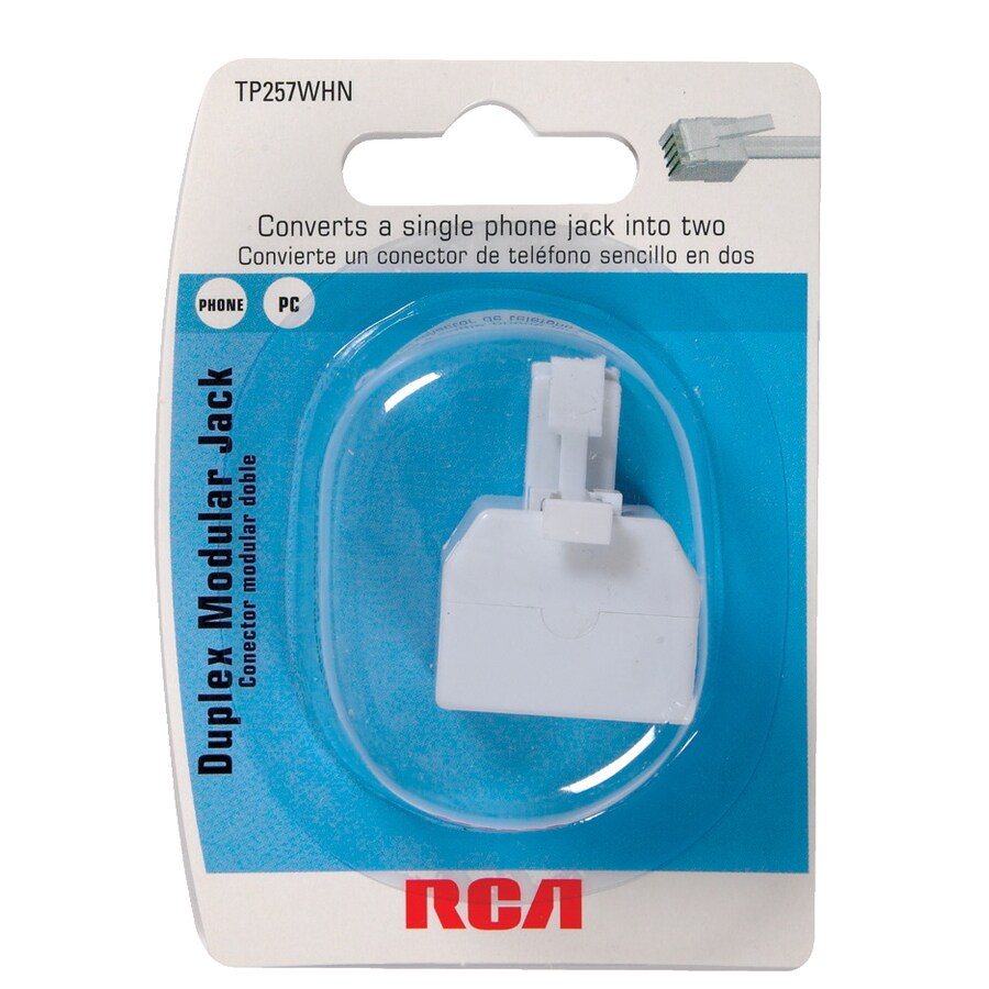 RCA RCA WHITE 2-WAY PHONE SPLITTER at Lowes.com