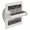Franklin Brass Jamestown Polished Chrome Recessed Spring-Loaded Toilet ...