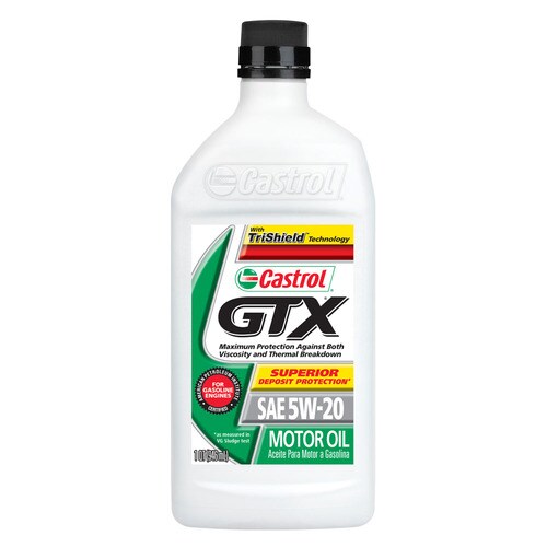 CASTROL GTX ULTRACLEAN 5W-20, 1 Qt in the Motor Oil & Additives ...