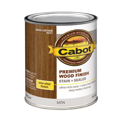 Cabot Aged Leather Interior Stain (Actual Net Contents: 32-fl oz) at ...