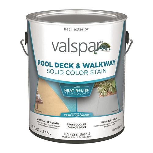 Valspar HEAT RELIEF Tintable Tintable Flat Acrylic Base 4 Porch and ...