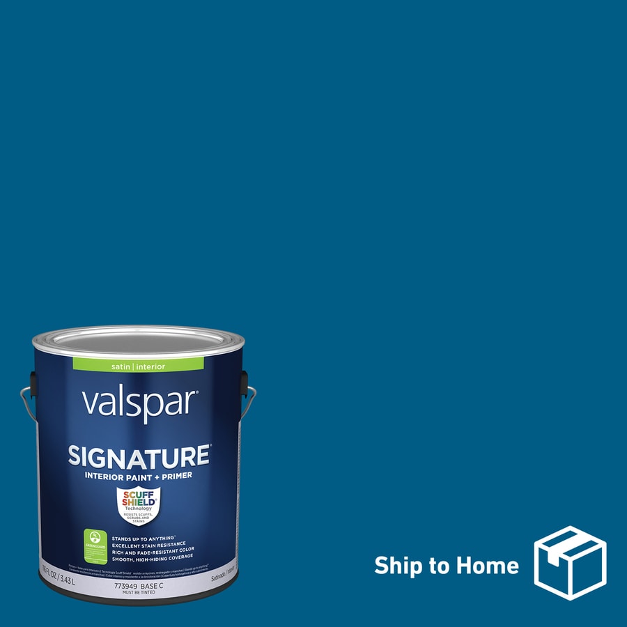 Valspar Signature Satin Jay Blue Hgsw1361 Interior Paint (1-Gallon) at ...