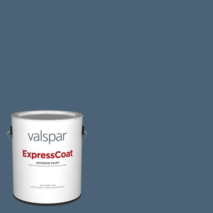 Valspar Pro ExpressCoat Flat Deep Twilight Blue 4007-6c Interior Paint ...