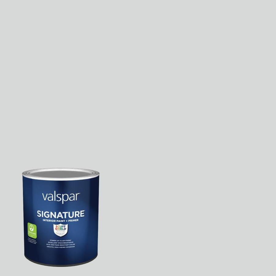 Valspar Signature Flat Polar Star 4005-1a Interior Paint (1-Quart) in ...