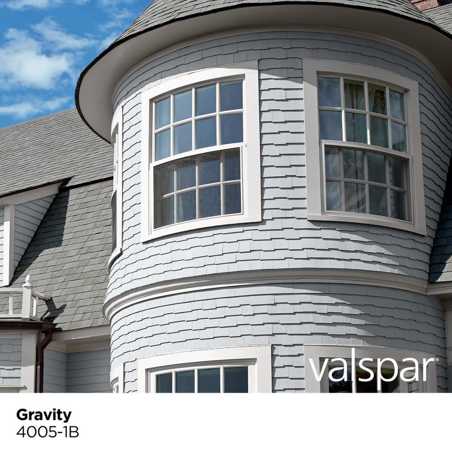 Valspar Duramax Flat Gravity 4005-1b Exterior Paint (5-Gallon) in the ...