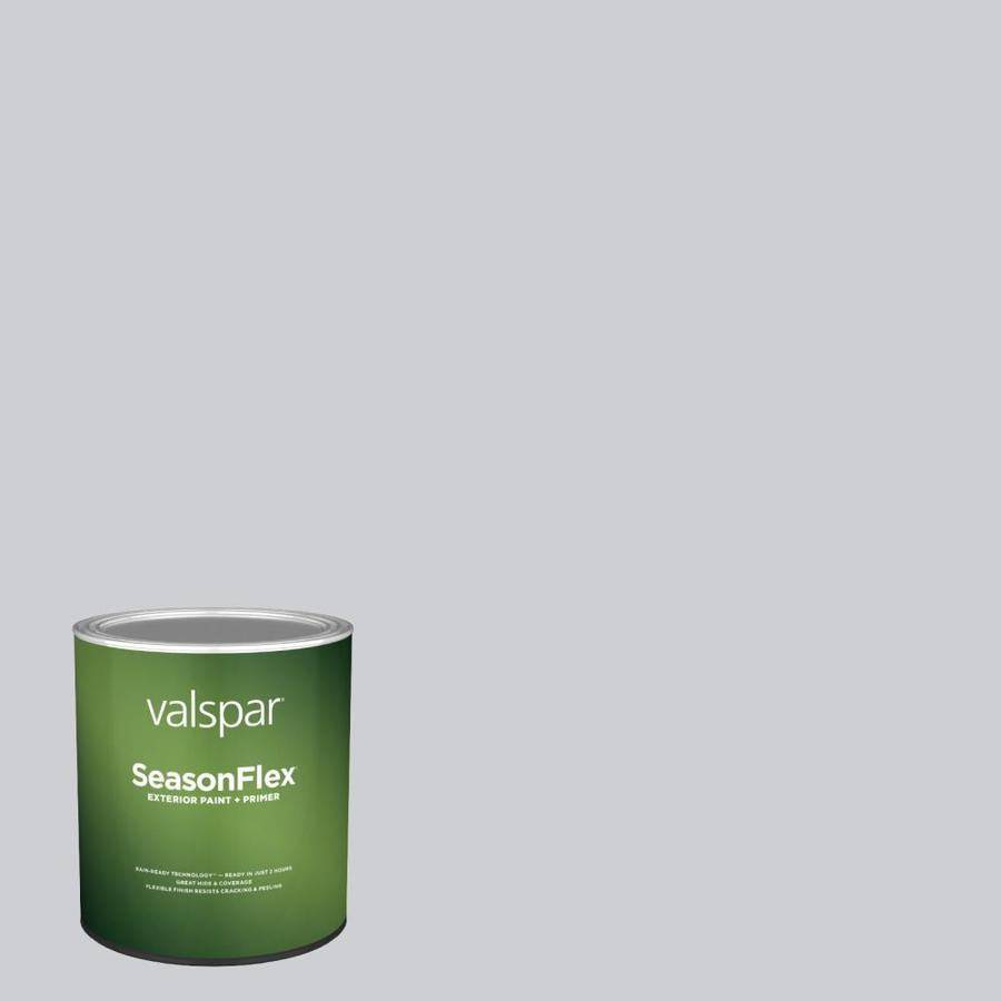 Valspar SeasonFlex Satin Silver Leaf 4006-1a Exterior Paint (1-Quart ...
