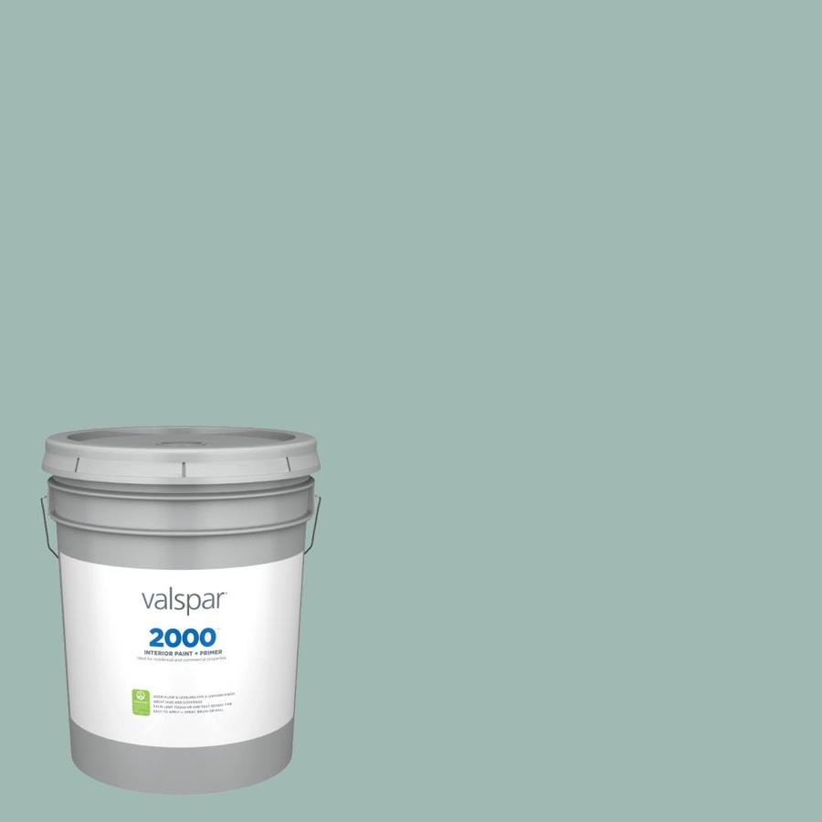 Valspar 2000 Eggshell Tropical Bay 5002-3c Interior Paint (5-Gallon) in ...