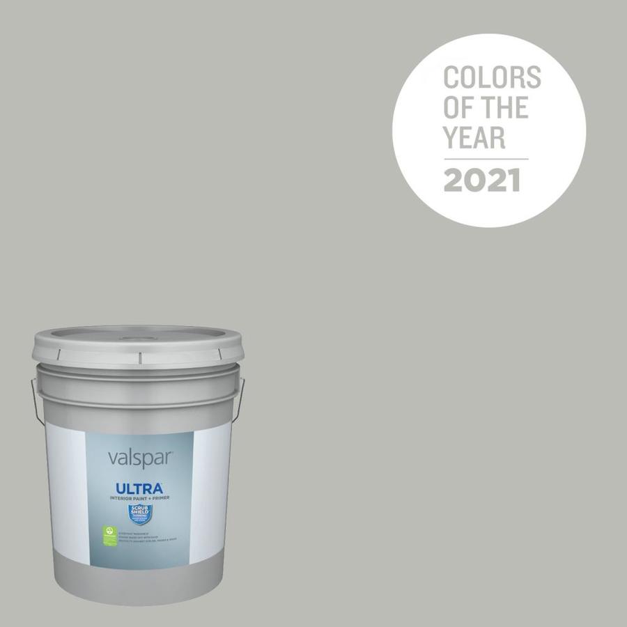 Valspar Ultra Satin Granite Dust 5006-1c Interior Paint (5-Gallon) in ...