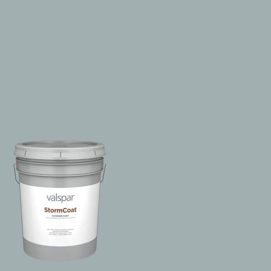 Valspar Pro Storm Coat Blue Arrow Satin Latex Exterior Paint (Actual ...