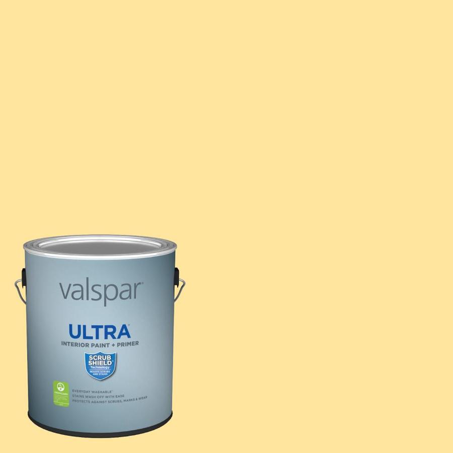 Valspar Ultra Semi-Gloss Sunglow 3003-2b Interior Paint (1-Gallon) in ...