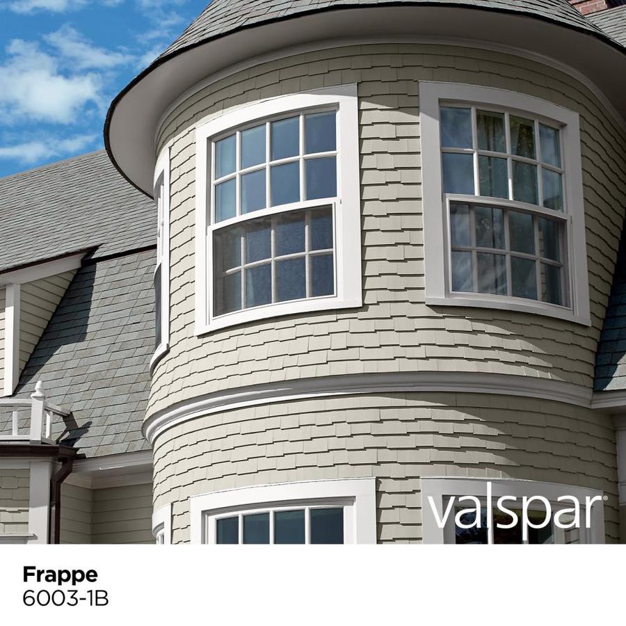 Valspar SeasonFlex Satin Frappe 6003-1b Exterior Paint (1-Quart) in the ...