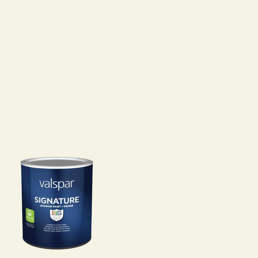 Valspar Signature Eggshell Lemon Edge 7003-23 Interior Paint (1-Quart ...