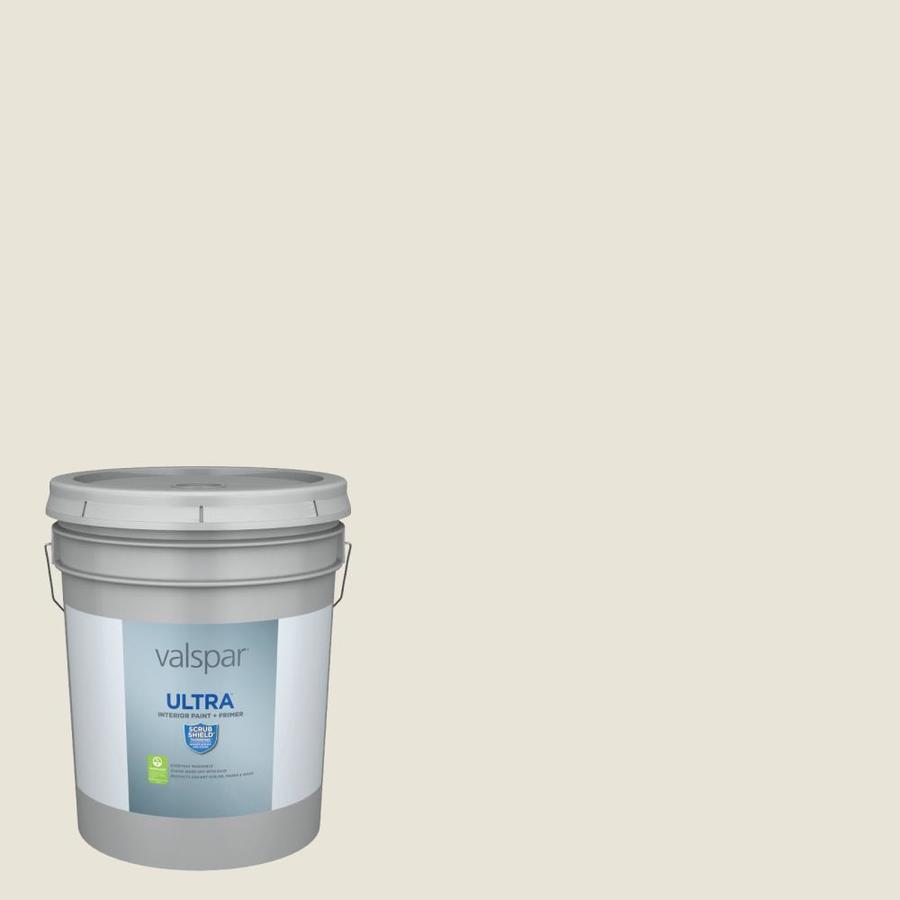 Valspar Ultra White Flat Quail Egg Interior Paint (5-Gallon) in the ...