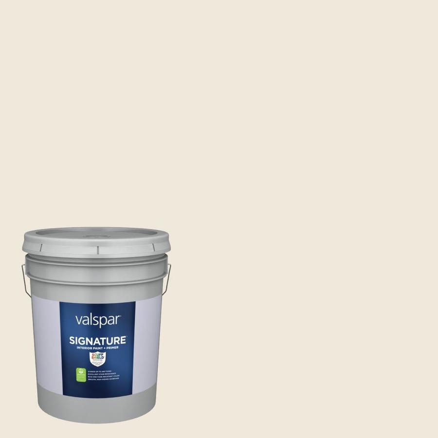 Valspar Signature Flat Antique White 7002-20 Interior Paint (5-Gallon ...