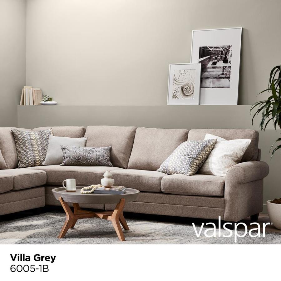 Valspar Signature Villa Grey Flat Latex Interior Paint (Actual Net ...
