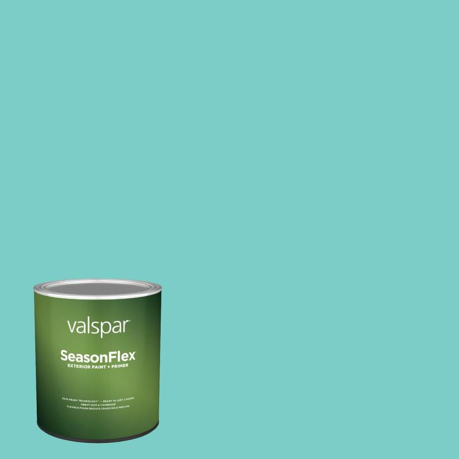 Valspar SeasonFlex Flat Nautical 5007-9c Exterior Paint (1-Quart) in ...