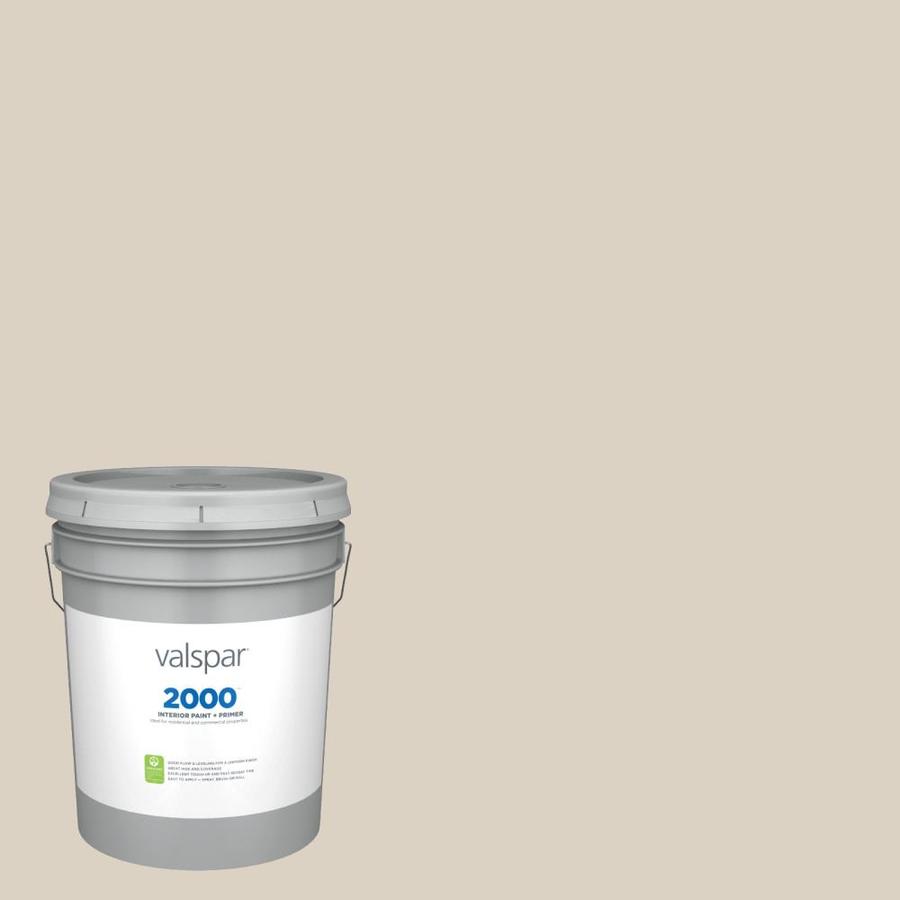 Valspar 2000 Satin Natural Tan Hgsw4019 Interior Paint (5-Gallon) in ...