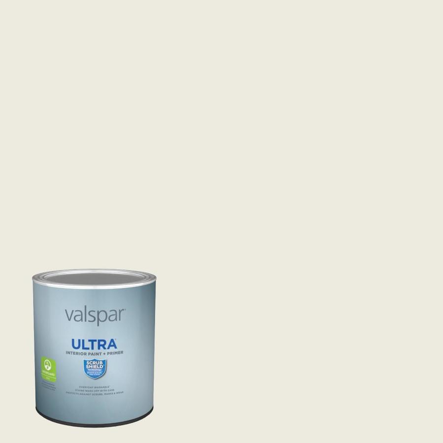 Valspar Ultra Flat Alabaster Hgsw4031 Interior Paint (1-Quart) in the ...