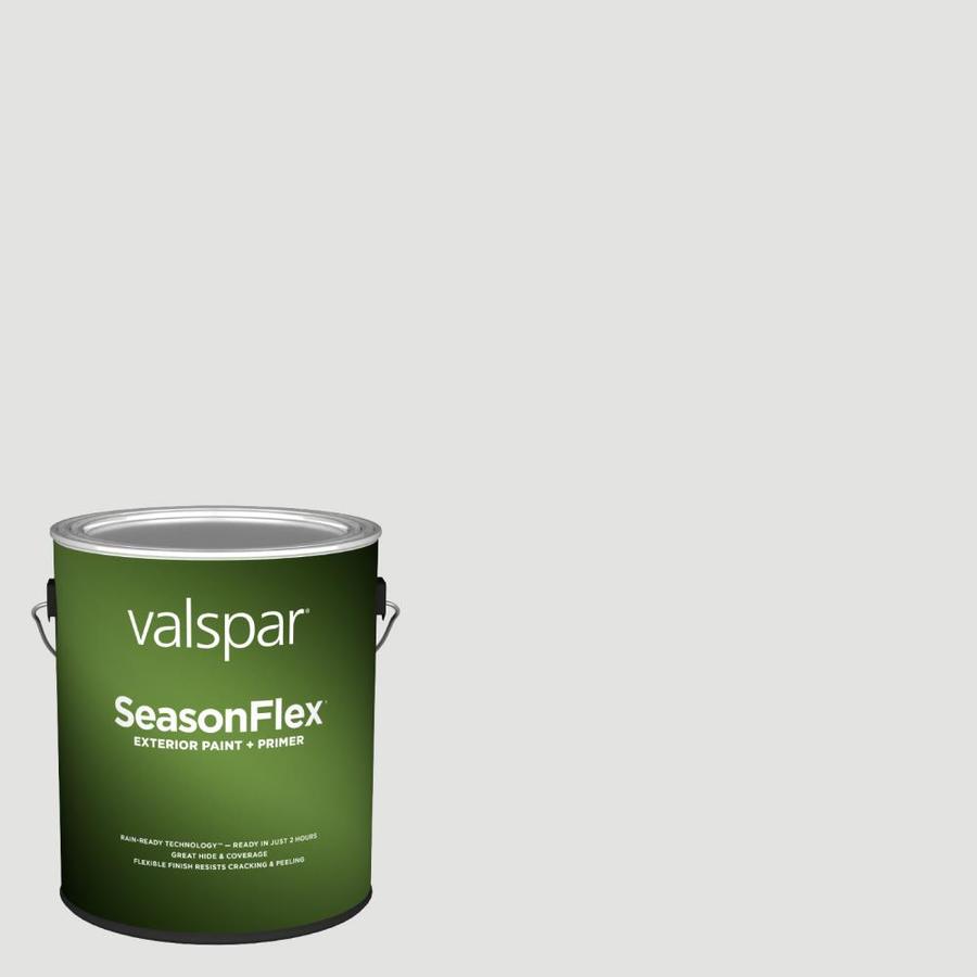 Valspar SeasonFlex Flat Silver Dust 7004-19 Exterior Paint (1-Gallon ...