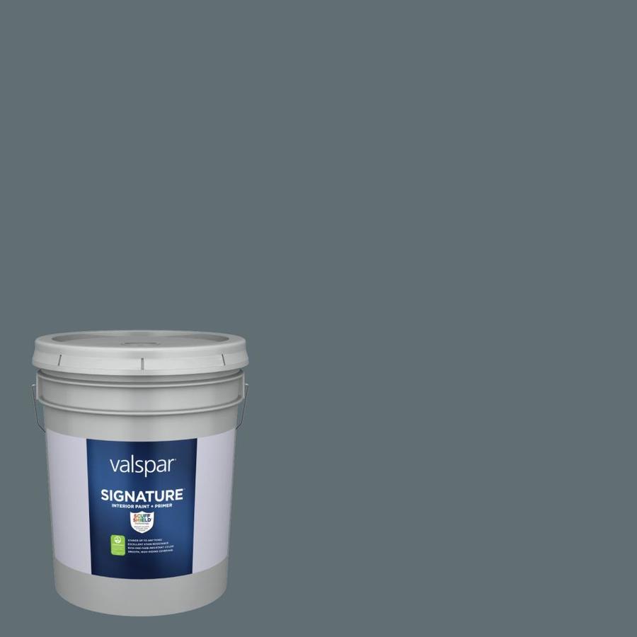 Valspar Signature Satin Slate Tile Hgsw1472 Interior Paint (5-Gallon ...
