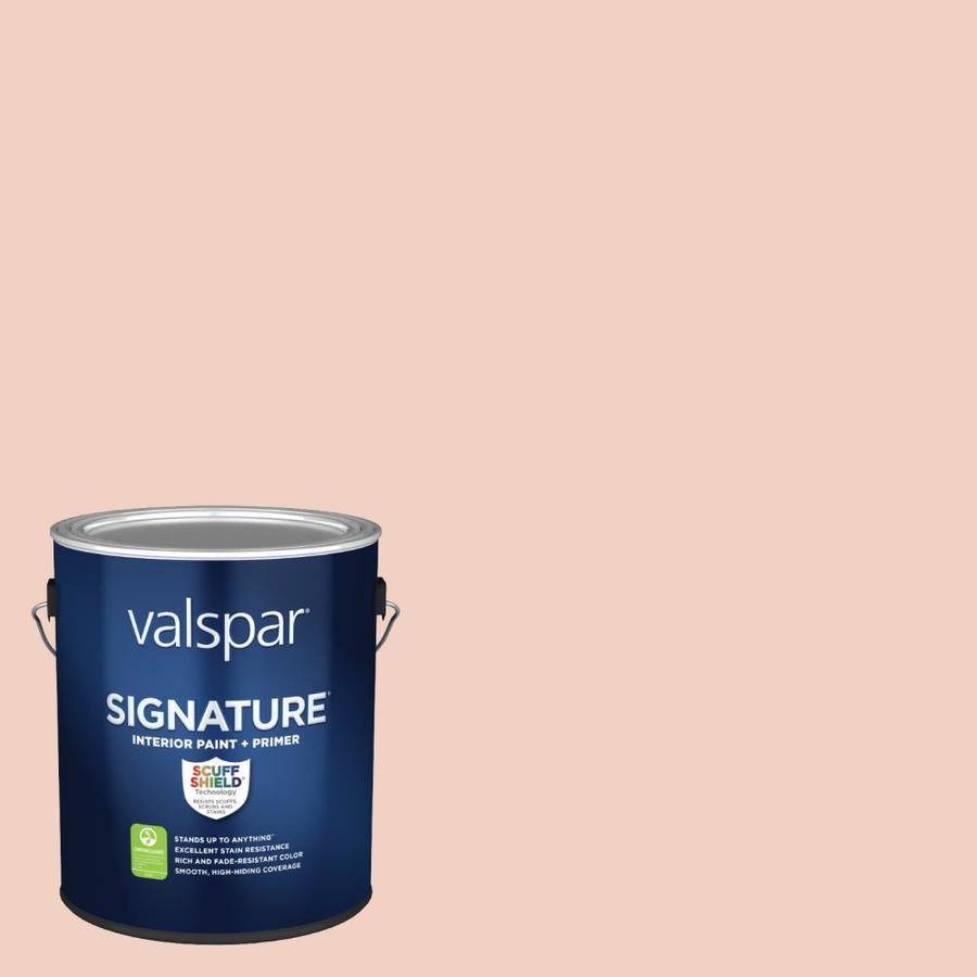 Valspar Signature Satin Peach Artemesia Hgsw1097 Interior Paint (1 ...