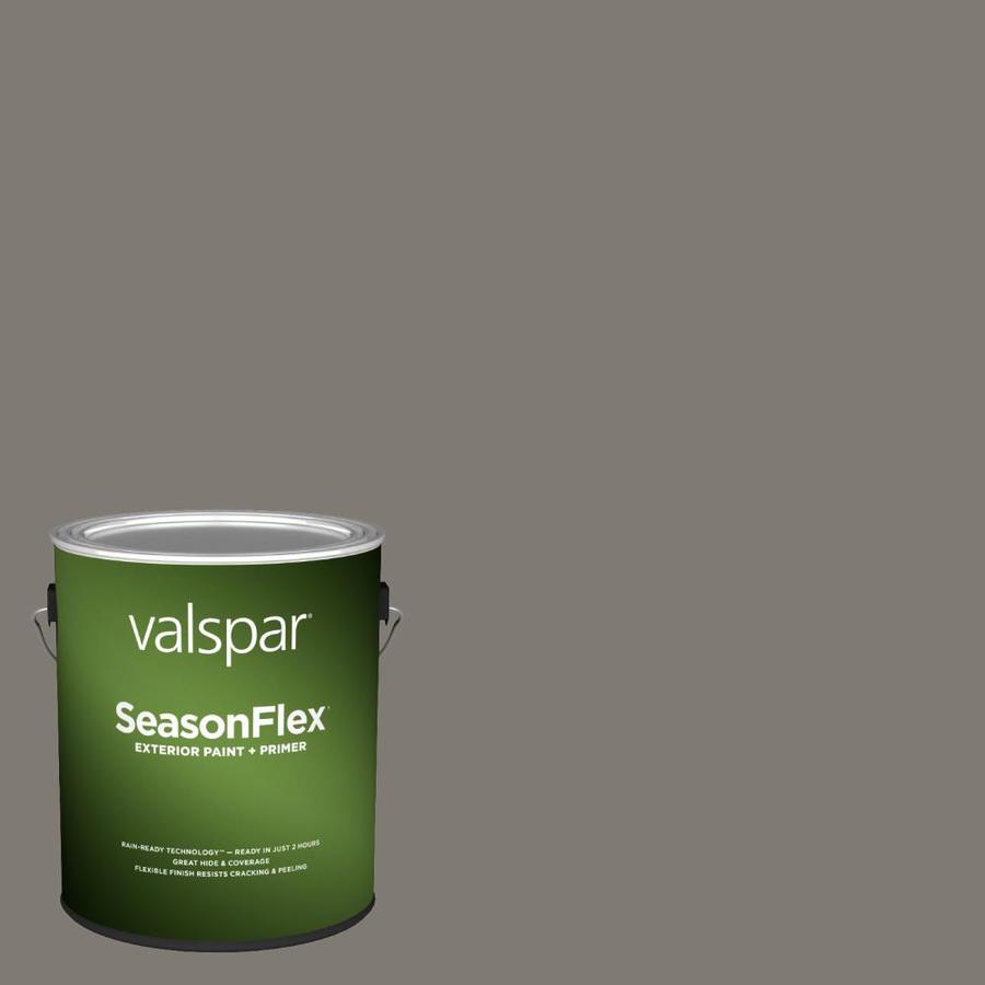 Valspar SeasonFlex Base 4 Flat Thunder Clap Exterior Paint (1-Gallon ...