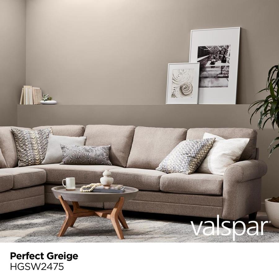 Valspar 4000 Eggshell Perfect Greige Hgsw2475 Interior Paint (1-Gallon ...