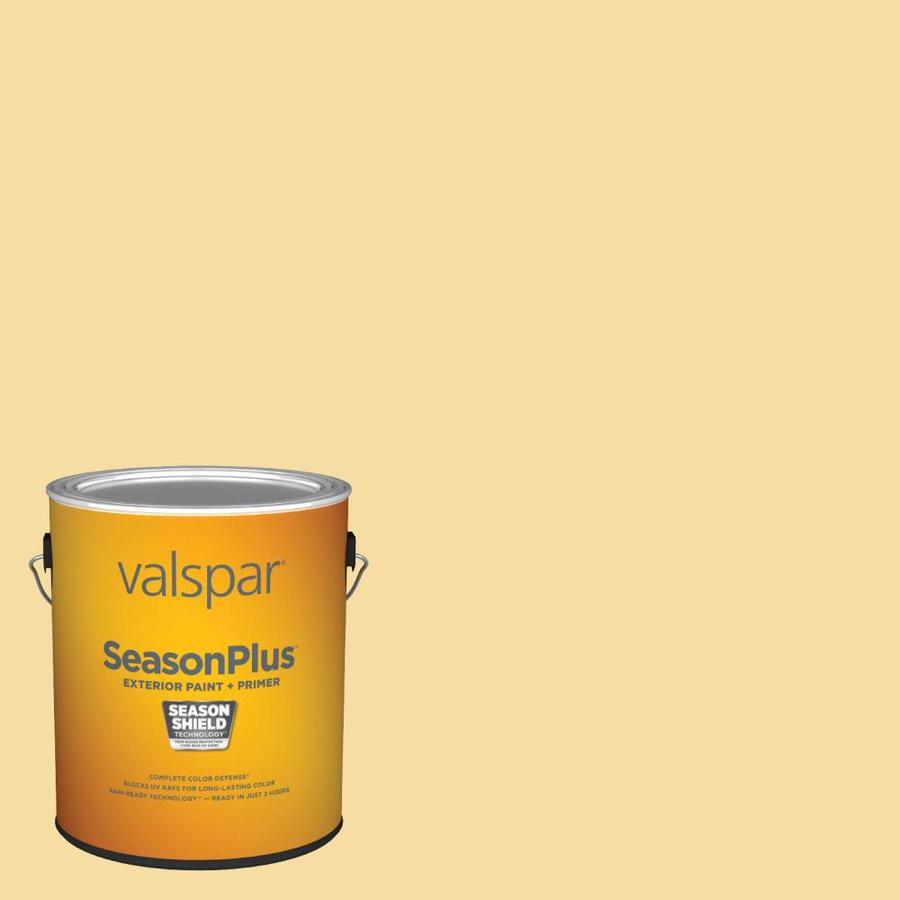 Valspar SeasonPlus Satin Butter Up Hgsw1196 Exterior Paint (1-Gallon ...