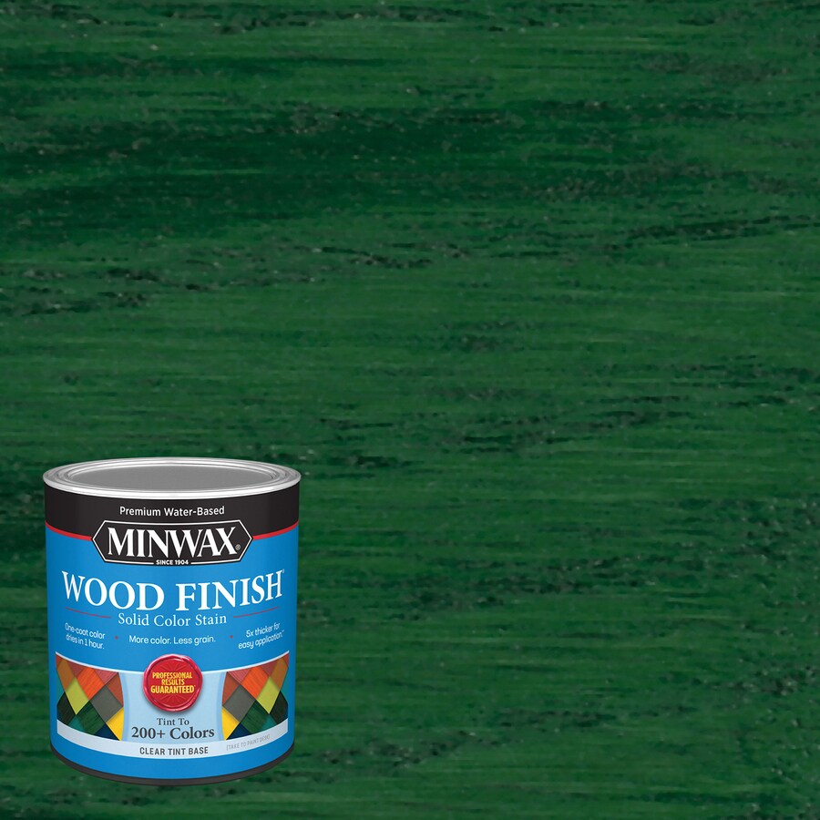 Minwax Wood Finish Water-Based Green Tea Mw1027 Interior Stain (1-Quart ...