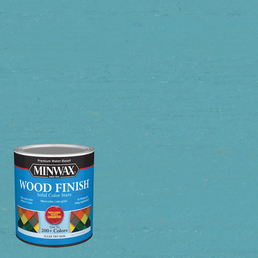 Minwax Wood Finish Water-Based Colton Blue Mw1058 Interior Stain (1 ...
