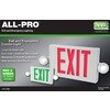 Shop All-Pro Red/Green LED Hardwired Exit Light at Lowes.com