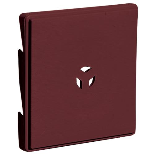 Builders Edge 6.625-in x 6.625-in Wineberry Vinyl Universal Mounting ...