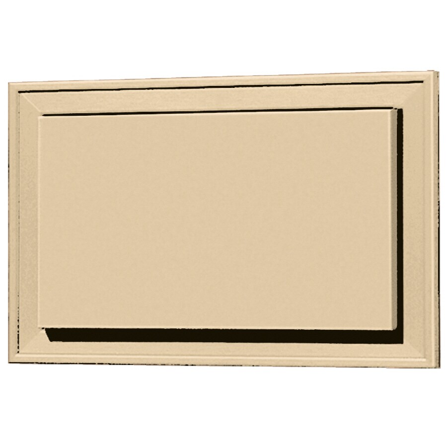 Builders Edge 12-1/8-in x 8-1/8-in Dark Almond Standard Mount Mounting ...
