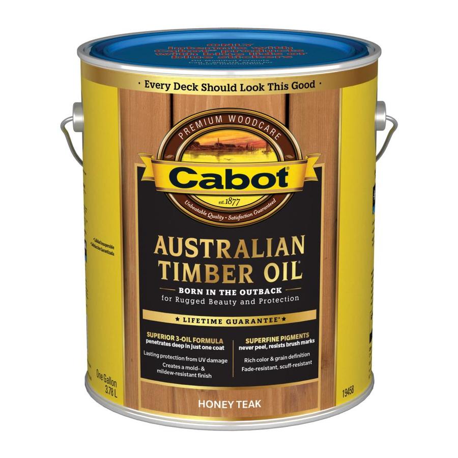 Cabot Australian Timber Oil Pre-Tinted Honey Teak Transparent Exterior ...