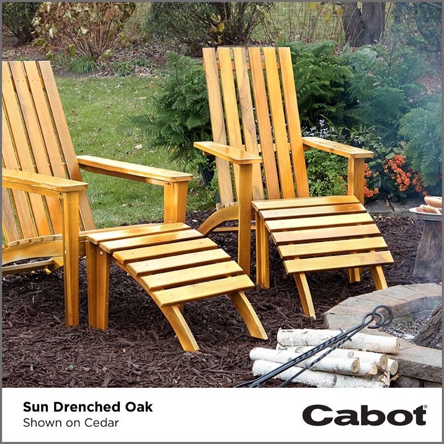 Cabot Gold Pre-Tinted Sun Drenched Oak Transparent Exterior Stain and ...