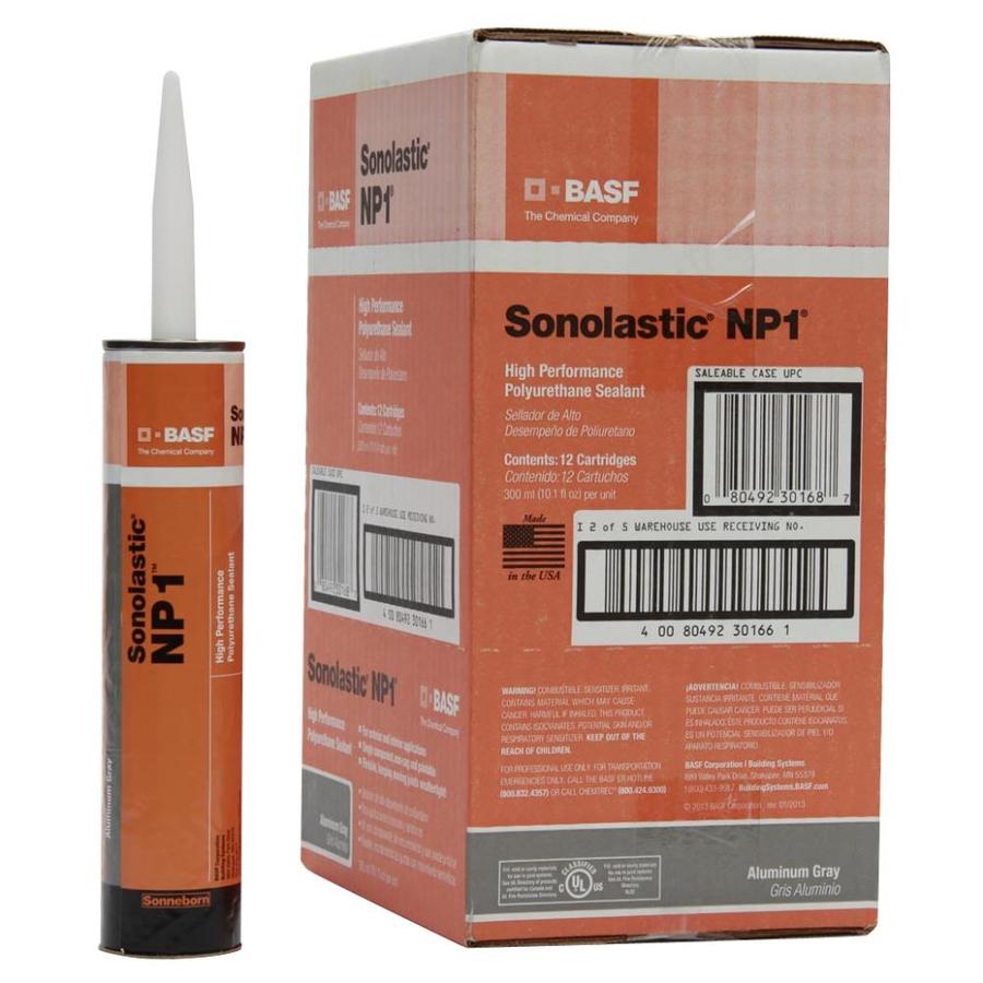 BASF NP1 121.2-oz Aluminum Gray Paintable Advanced Sealant Caulk in the ...