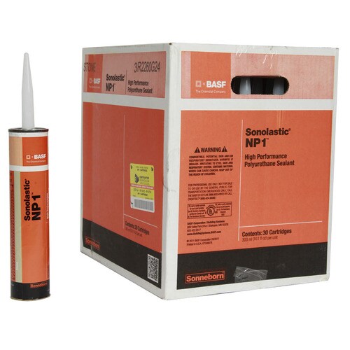 BASF NP1 303-oz Stone Paintable Polyurethane Window and Door Caulk at ...