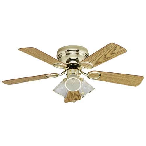 Harbor BreezeÂ® 42" Polished Brass Cheshire Ceiling Fan at Lowes.com