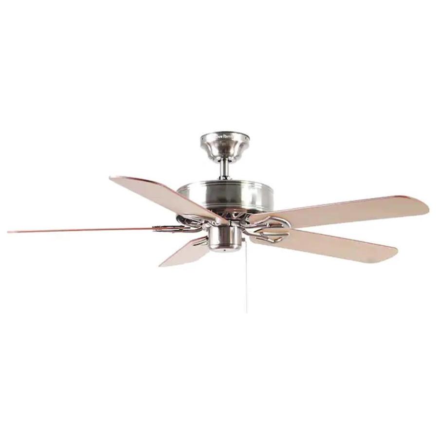 Harbor Breeze Classic Brushed Nickel 52-in Indoor Ceiling Fan (5-Blade ...