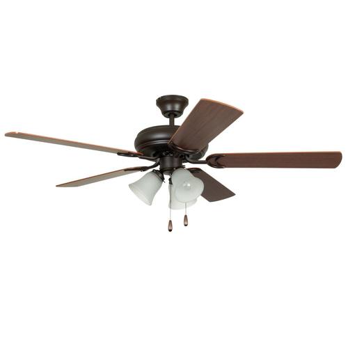 Craftmade Decorator's Choice 52-in Bronze Indoor Ceiling Fan with Light ...