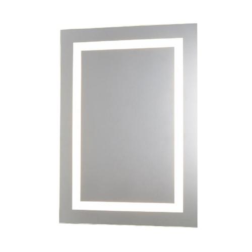 allen + roth McKenna 19.68-in Mirror Rectangular Frameless Lighted LED ...