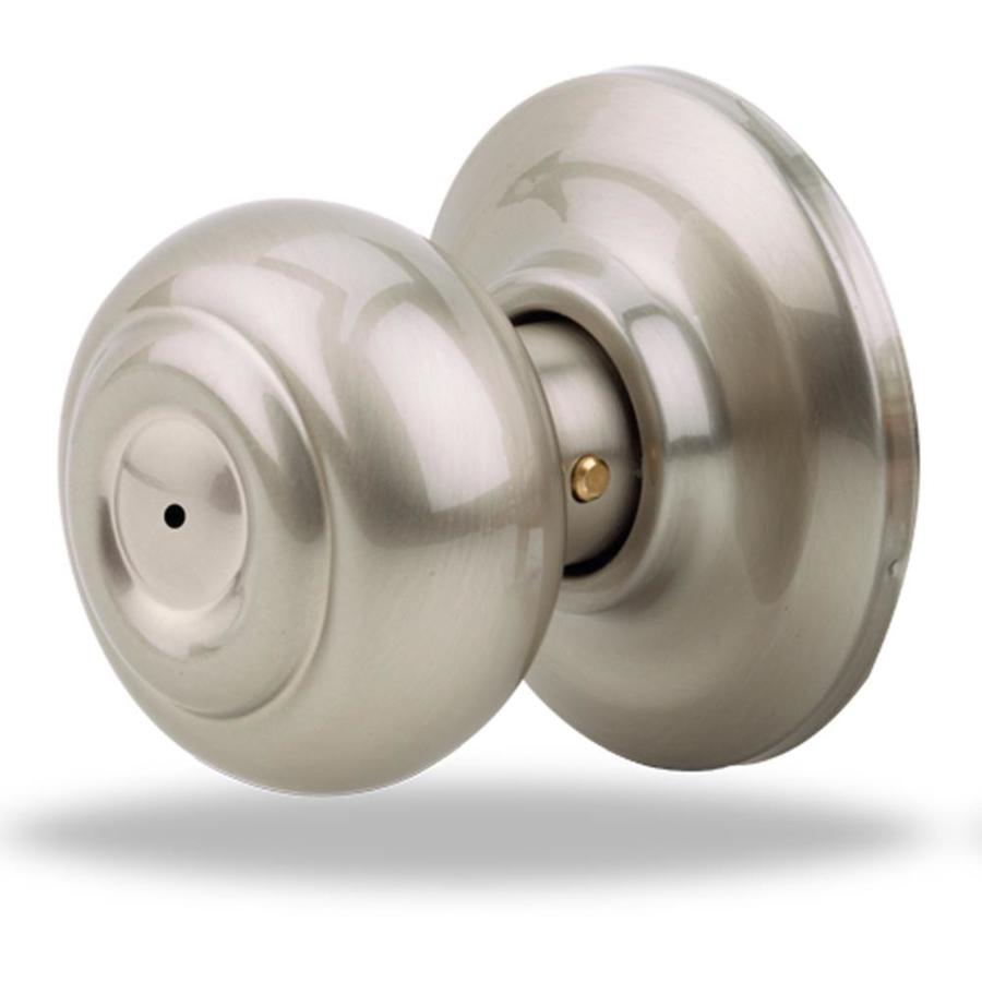 Yale Security YH Oxford Satin Nickel Privacy Door Knob in the Door Knobs department at Lowes.com
