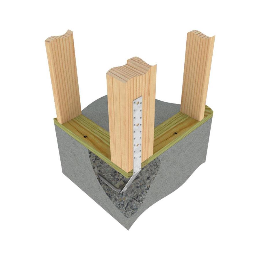 USP 24-5/8-in 12-Gauge Wood to Concrete (Cast in Place) G90 Galvanized ...